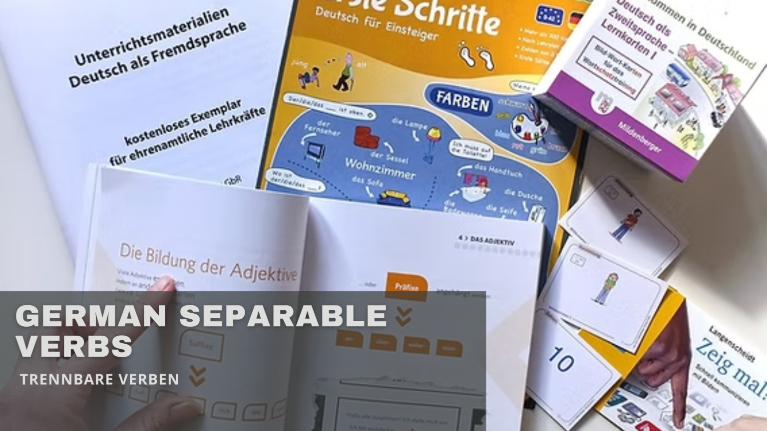 German Separable Verbs : Rules + Examples (A1–B1)